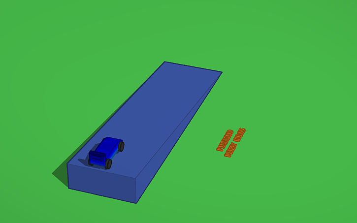 3D design Pinewood Derby gradient race car - Tinkercad