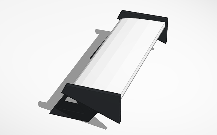 3D design Car wing - Tinkercad