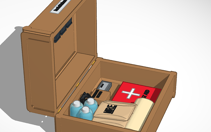 3D design survivalsuitcase - Tinkercad