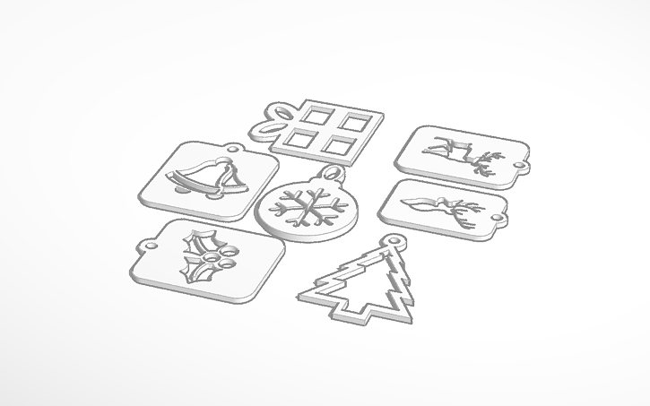 3D design christmas ornaments | Tinkercad