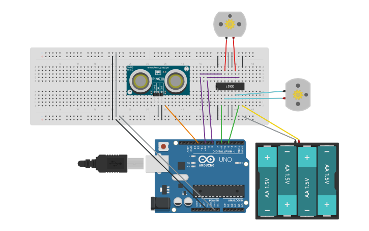 Circuit design Ejercicio 5 | Tinkercad