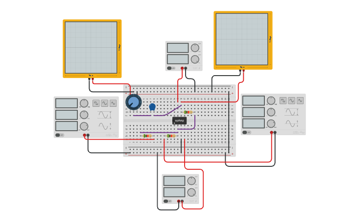 Circuit design Filtro passivo passa alto - Tinkercad