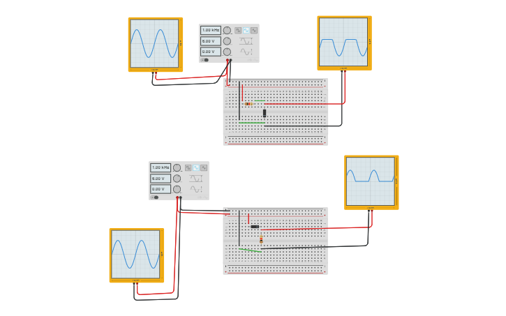 Circuit Design Clipper Circuit Tinkercad