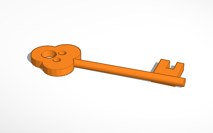 3D design KEY TO THE FUTURE!!!(NOT) - Tinkercad