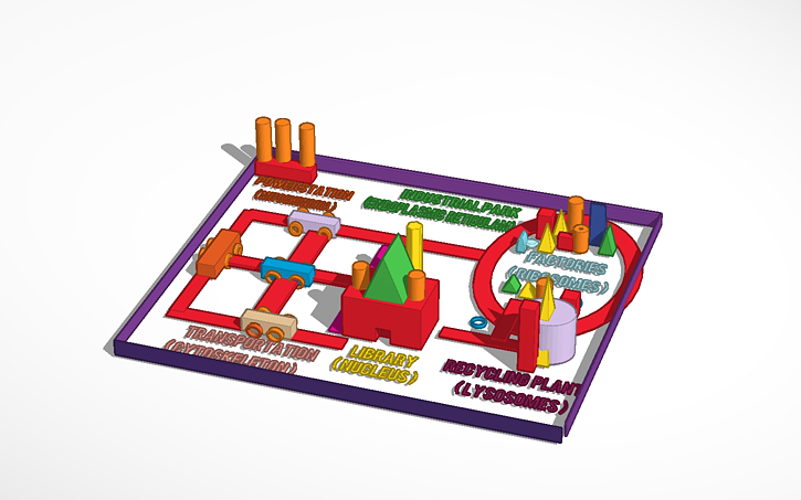 3D design my cell city | Tinkercad