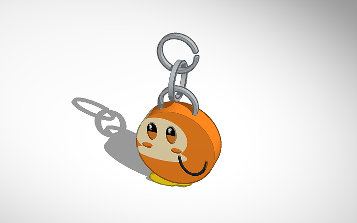 3D design Waddle dee keychain - Tinkercad