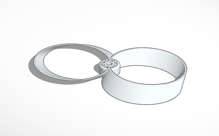 3D design toroidal prop 131mm - Tinkercad