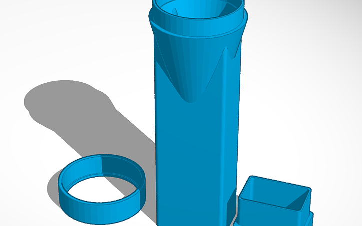 3D design Torch LED with 3S lipo battery - Tinkercad