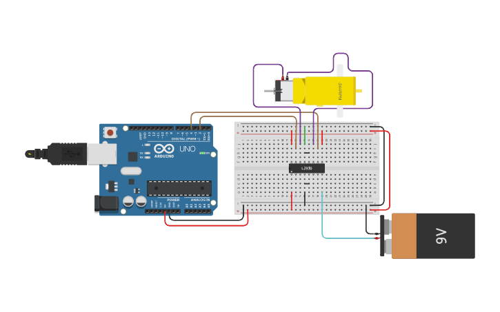 Circuit design Tarea de programación - Tinkercad