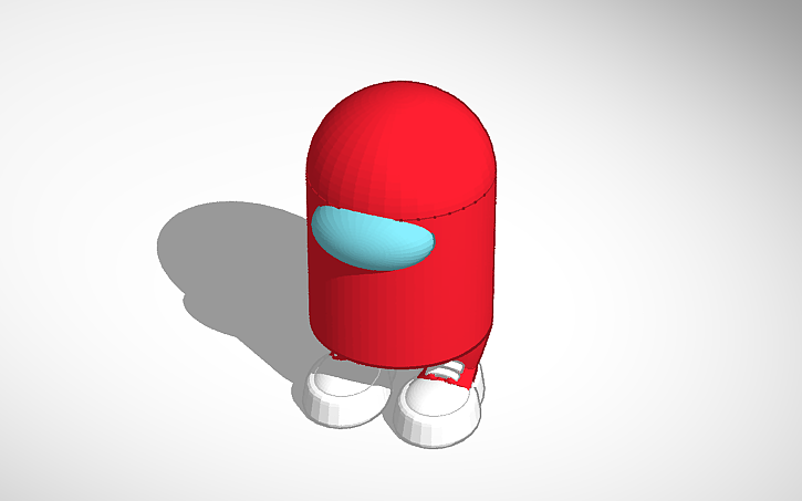 3D design amogus | Tinkercad