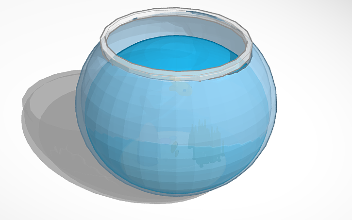 3D design Fish tank - Tinkercad