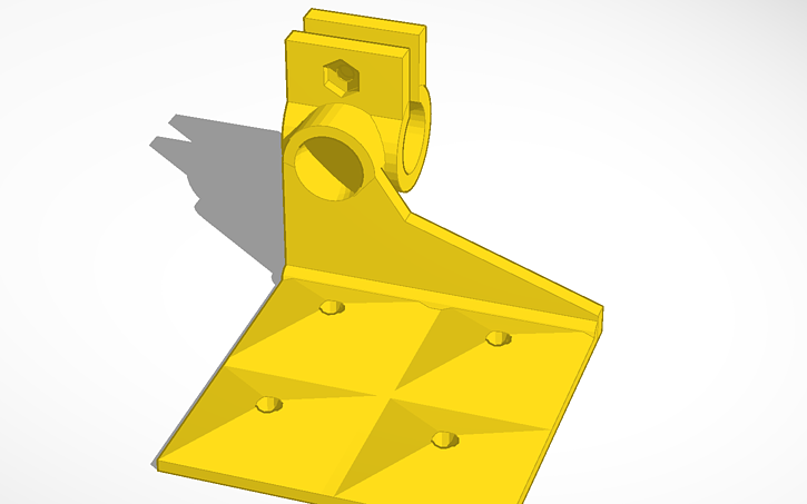 3D design Keyence SR1000W Barcode Reader Mounting Plate | Tinkercad