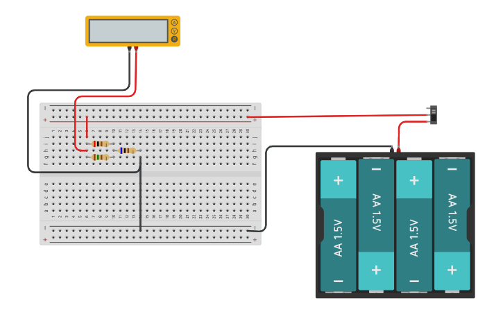 Circuit Design Task 2 Circuit Equivalent Resistence Tinkercad