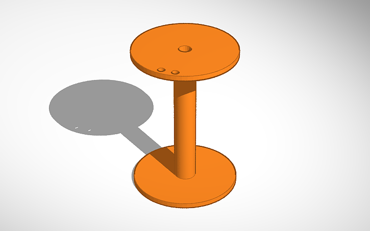 3D design big bobbin coil | Tinkercad
