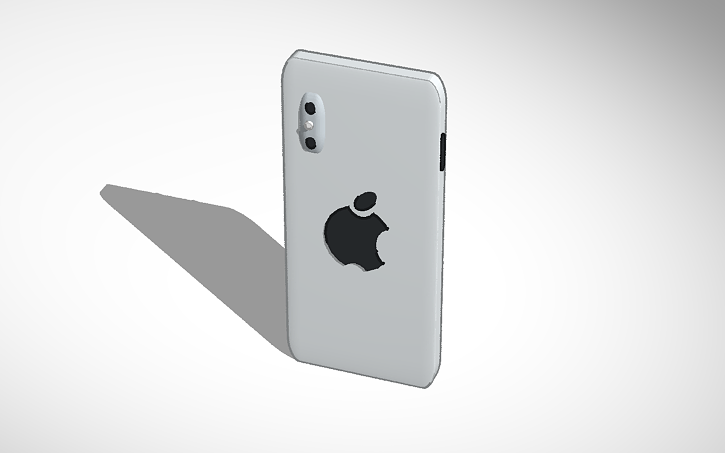 3D design iphone x - Tinkercad