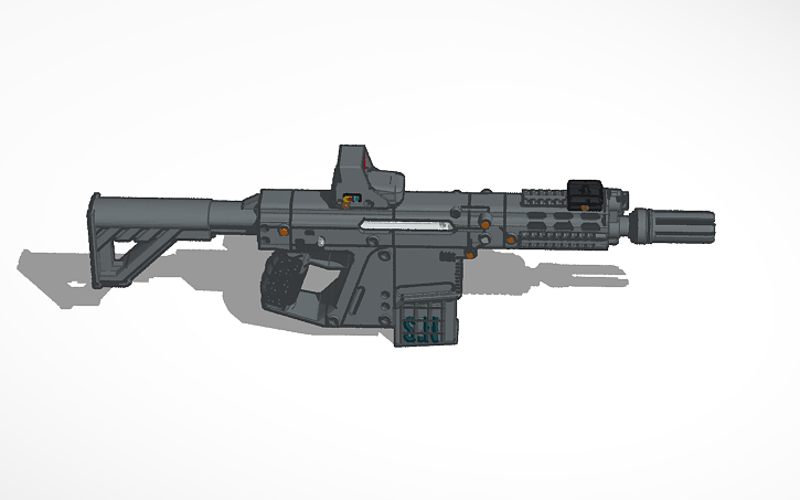 3D design Call of duty Gun | Tinkercad