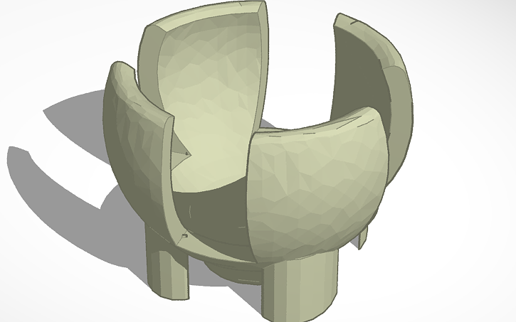 3D design Ball Holder - Tinkercad