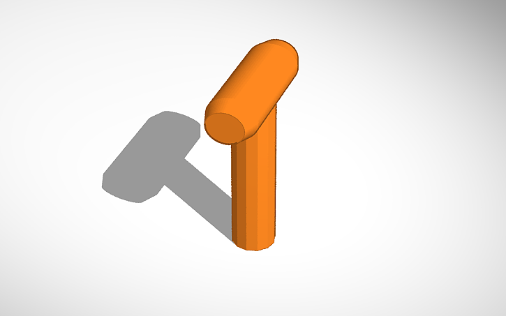 3D design MALLET - Tinkercad