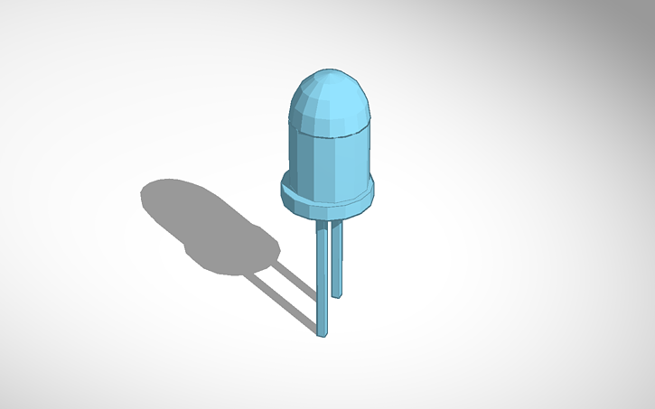 3D design LED - Tinkercad