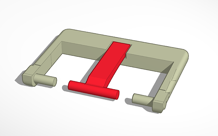 3D design watch trap buckle and tongue | Tinkercad