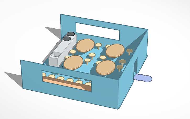 3D design Kahoko's Cafe - Tinkercad