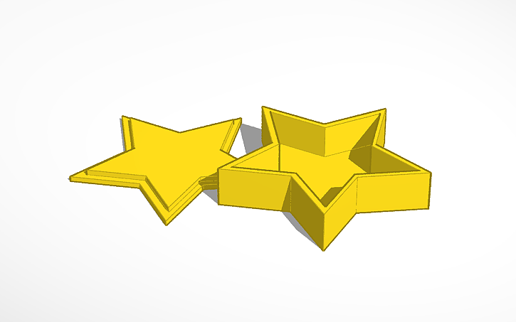 3D design Star Box - Tinkercad