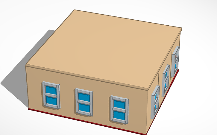 3D design Apartment Second Floor - Tinkercad