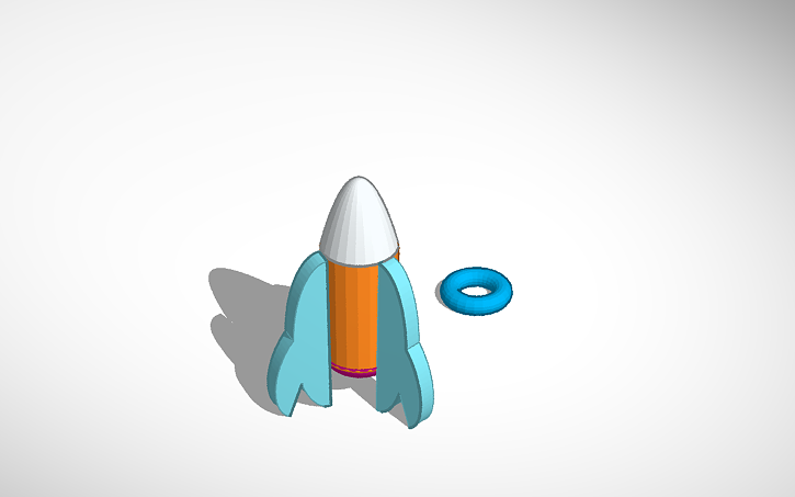 3d Design Space Ship Tinkercad