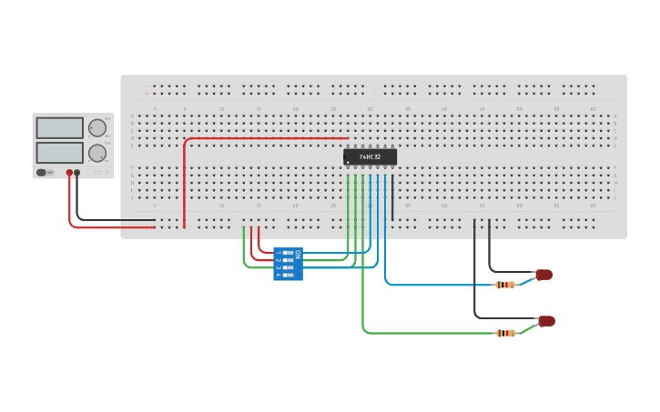 Circuit design Encoder | Tinkercad