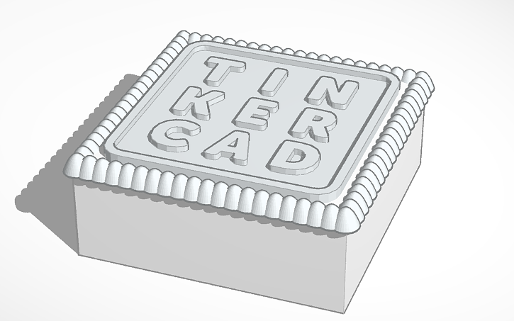 3D design Tinkercad cake - Tinkercad