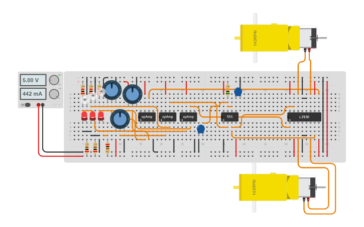 Circuit Design Coursework Medium Model Solution Tinkercad