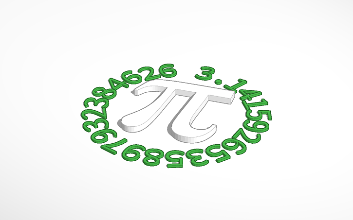 3D design Pi - Tinkercad