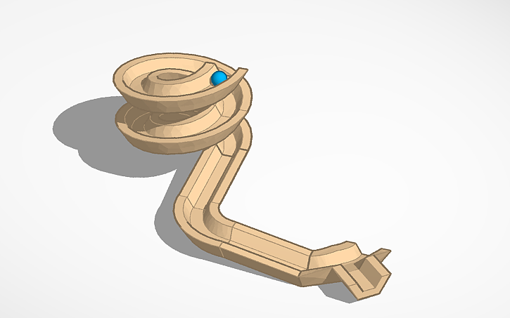 3D design Marble Run - Tinkercad