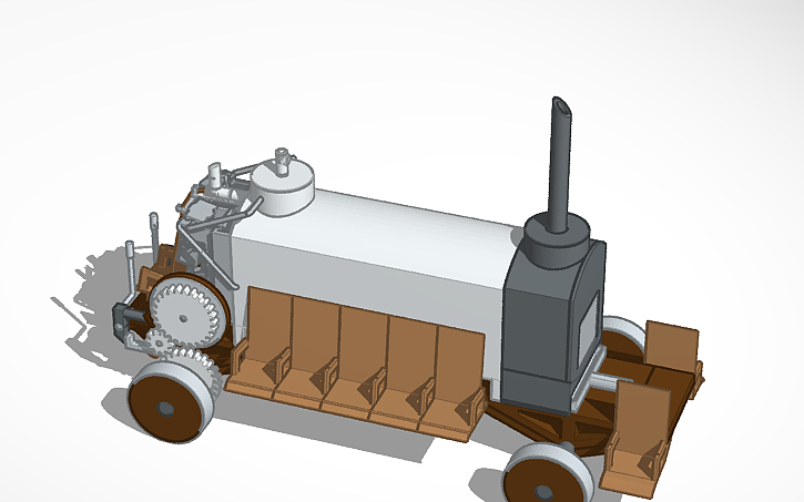 3D design Steam Car | Tinkercad