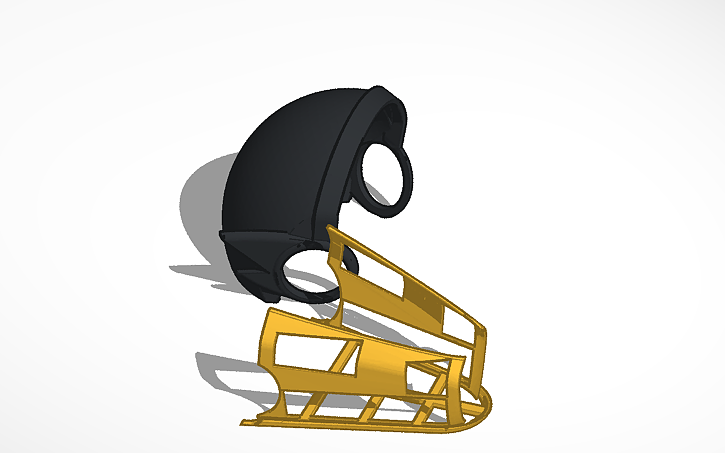 3D design Protogen Helmet - Tinkercad