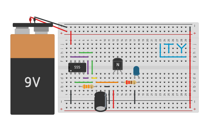Circuit design Fading LED - Tinkercad Circuit design Fading LED - Tinkercad