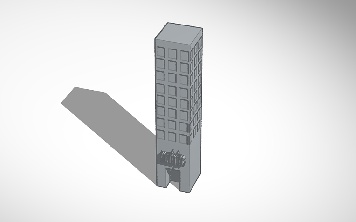 3D design office building - Tinkercad
