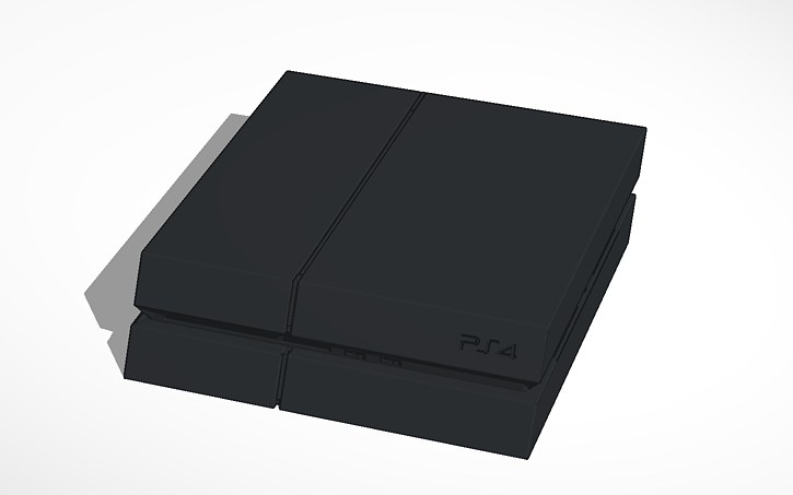 3D design playstation 4 - Tinkercad