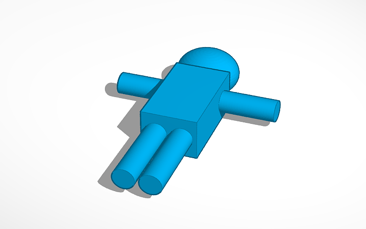 3D design Secondary Character Template | Tinkercad