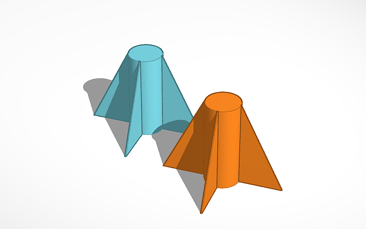 3D design Fin mount | Tinkercad
