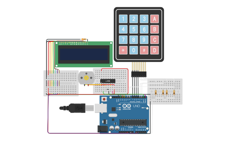 Circuit design PROJETO | Tinkercad