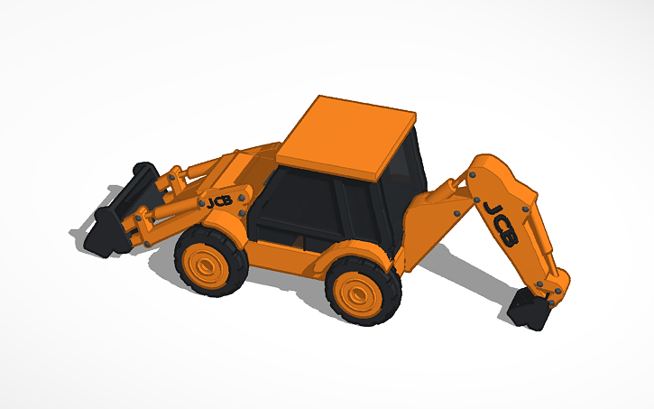 3D design jcb - Tinkercad