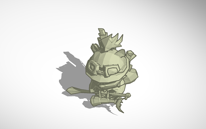 3D design teemo - Tinkercad