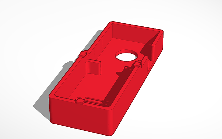 3D design MQ2 top cover - Tinkercad
