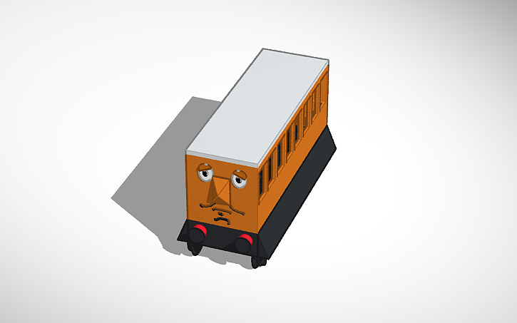 3D design roly the coach - Tinkercad