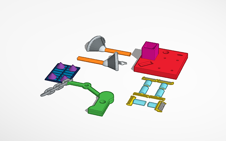 3D design PRINT rover 2 - Tinkercad