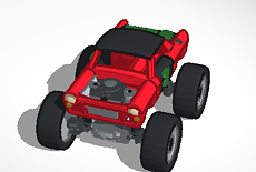 3D design Monster Truck | Tinkercad