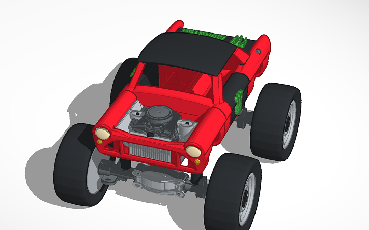 3D design Monster Truck - Tinkercad