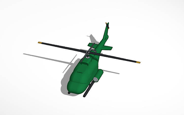 3D design Dh-1 "Duey" - Tinkercad
