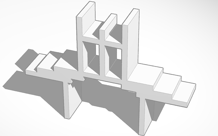 3D design Domino Tower - Tinkercad